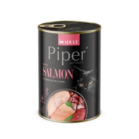 PIPER Animals Wet Cat Food with Salmon 400g - GoFoodPet